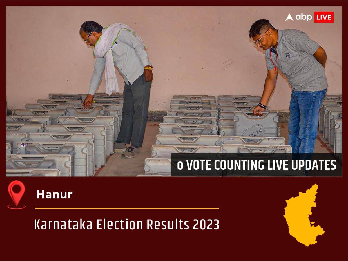 Karnataka Elections 2023 Vote Counting Live Updates: For Hanur Constituency